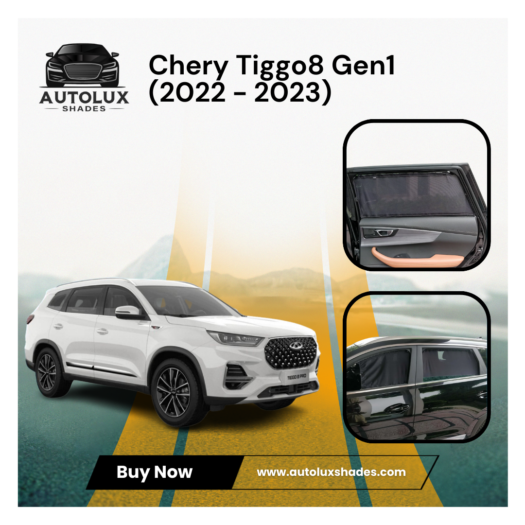 Chery Tiggo8 Gen1 (2022 - 2023) Curtains - autoluxshades.com